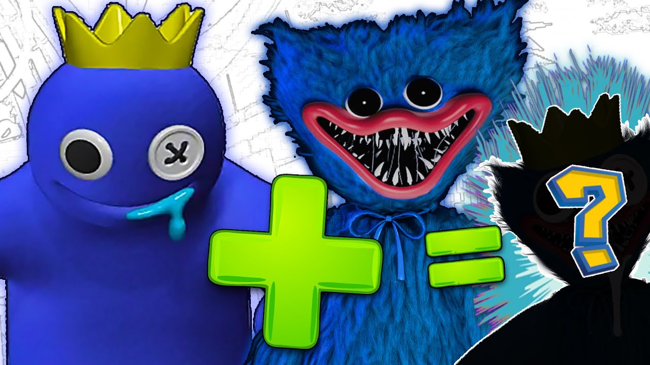 Rainbow Friends Blue + Huggy Wuggy = ??? Poppy Playtime Animation - YouTube