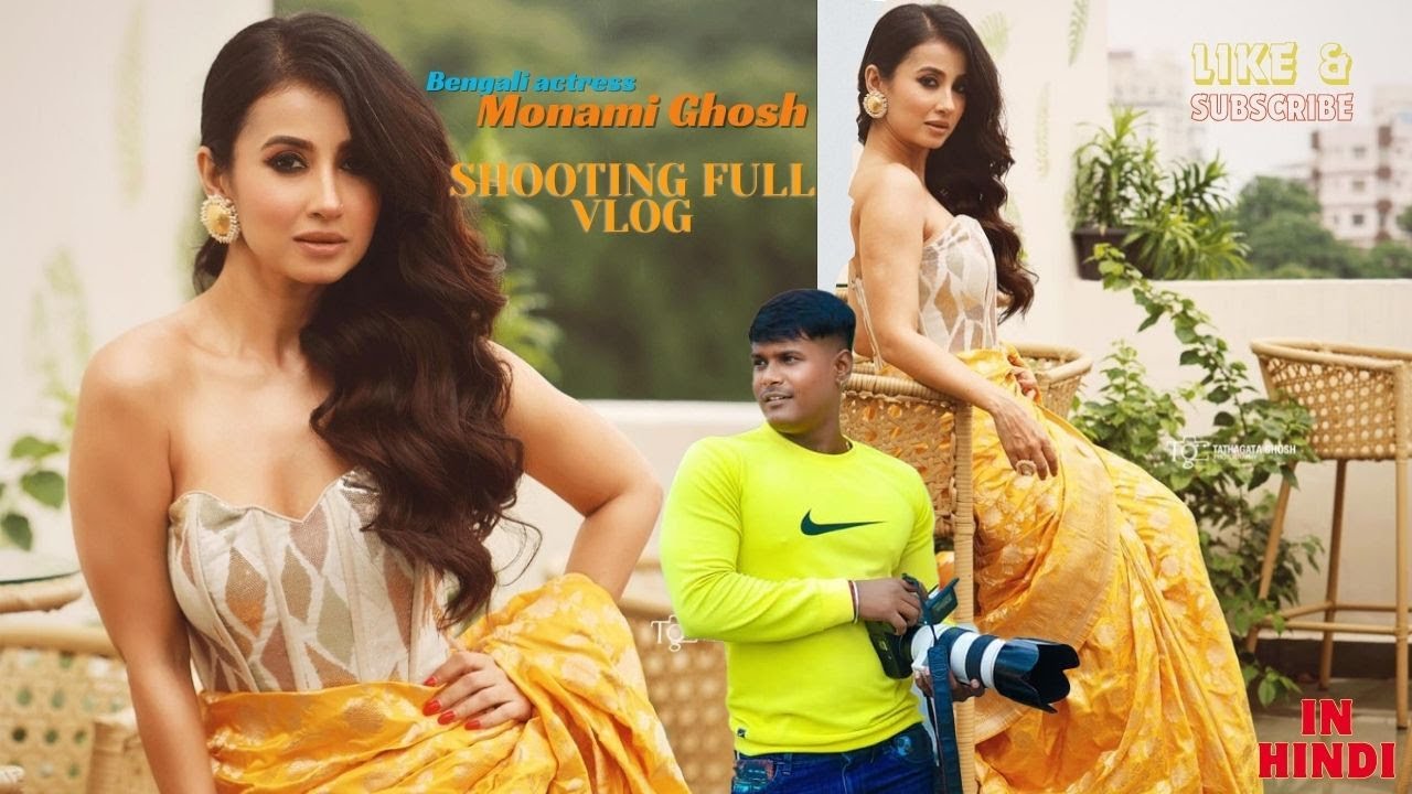 Bengali actress monami Ghosh shooting vlog in hindi - YouTube