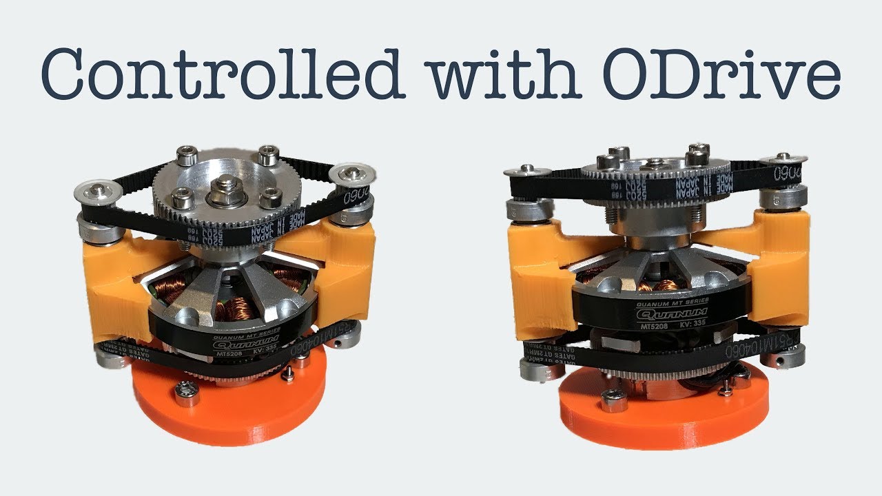 Orbital Drive Reducer with ODrive (Old Reducer, New Driver) - YouTube