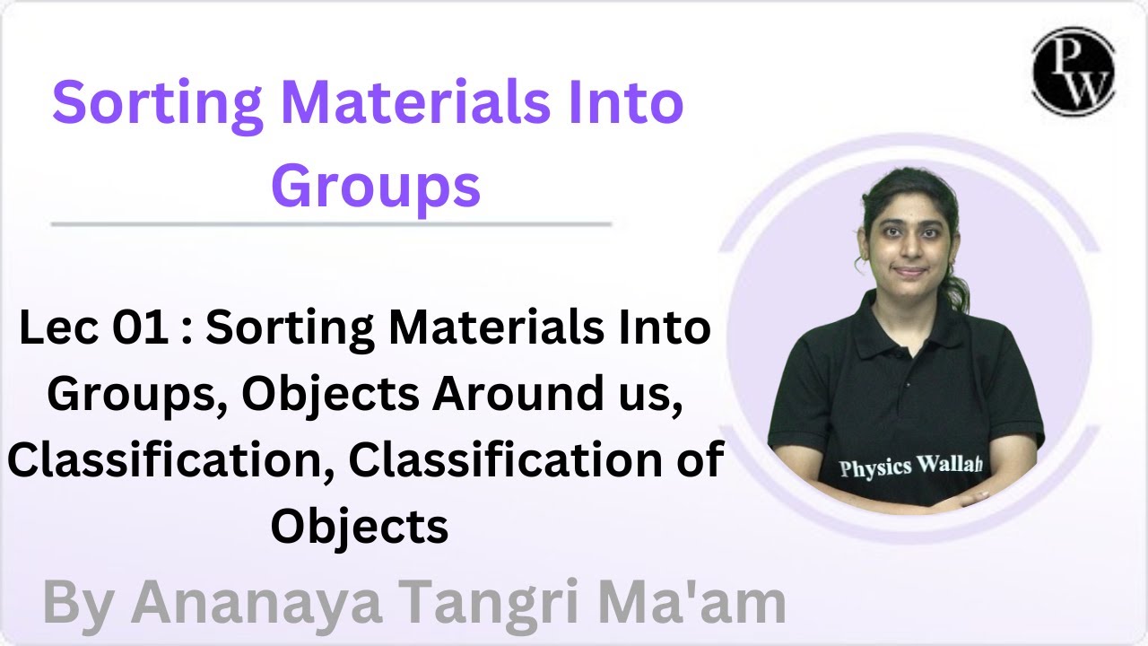 Sorting Materials Into Groups - YouTube