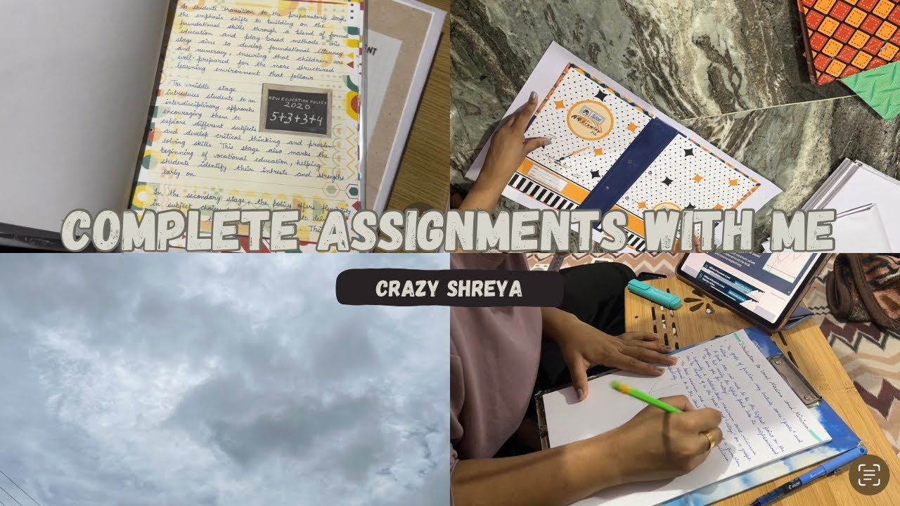 Complete Assignments With Me | 12th Grader | CrAzY ShREyA - YouTube