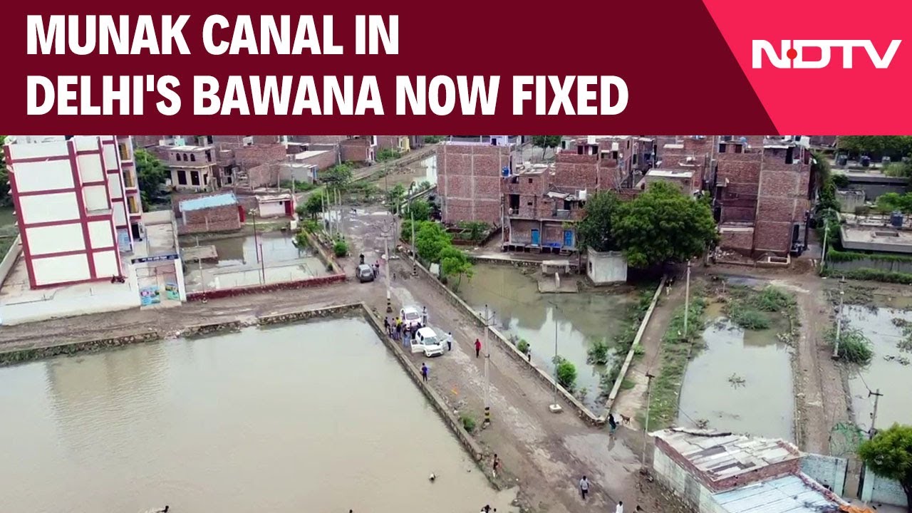 Delhi Munak | Repair Works In Munak Canal Done, Water To Reach Dwarka ...