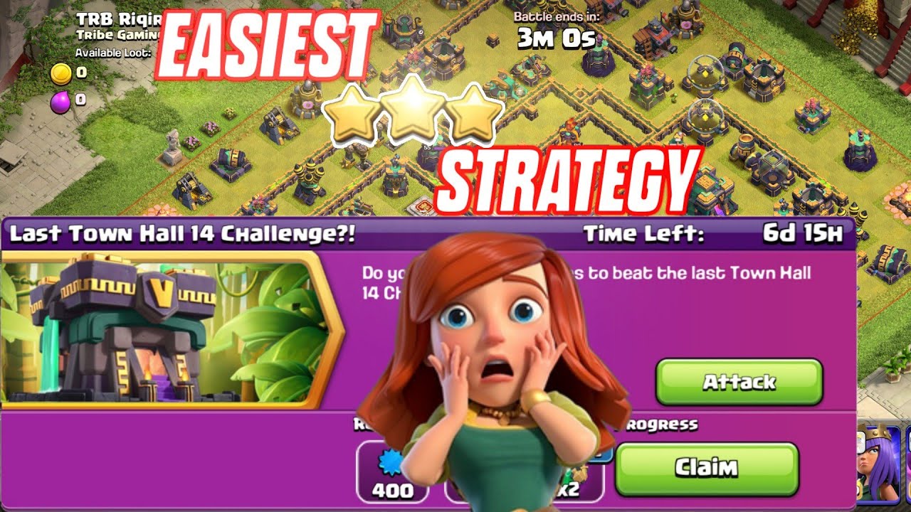 coc last th14 challenge || coc new challenge || how to 3star last th14 challenge || 2022 || #coc ...