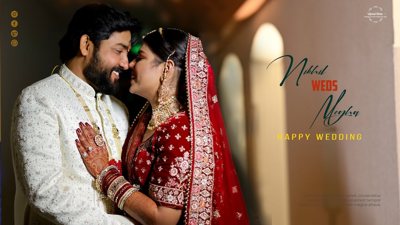 The Royal Wedding OF NIKHIL & MEGHA || Cinematic Wedding Highlights ...