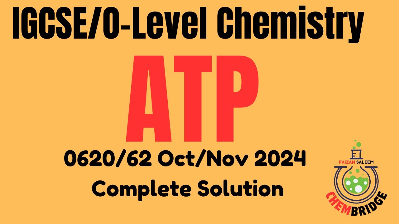 IGCSE Latest ATP paper Solution, 0620/62-Oct/Nov 2024 Complete Solution ...