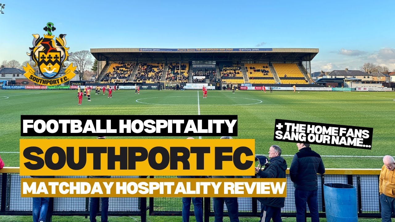 Southport FC hospitality review | The Padded Seat - YouTube