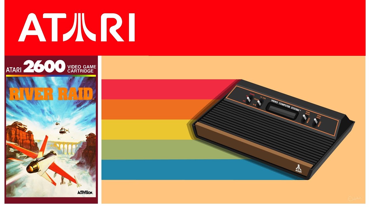 River Raid Gameplay Atari 2600 Activision 1982 - YouTube
