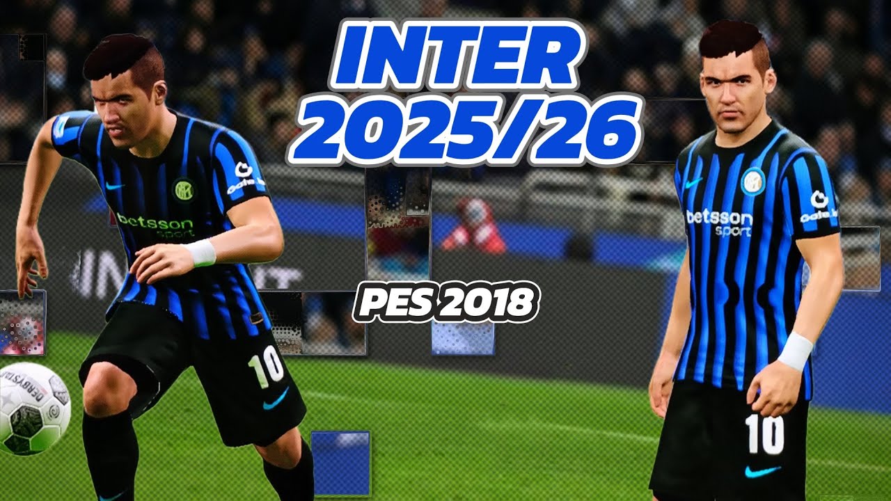 COMO CREAR CAMISETA DE INTER 2025/26 PES 2018 #pes2018 #interdemilan # ...