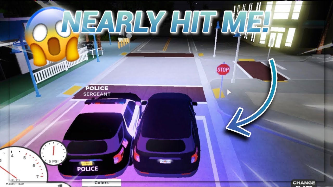 The Police NEARLY Hit Me! - YouTube