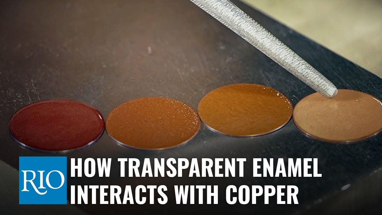 How Transparent Enamel Interacts with Copper - YouTube