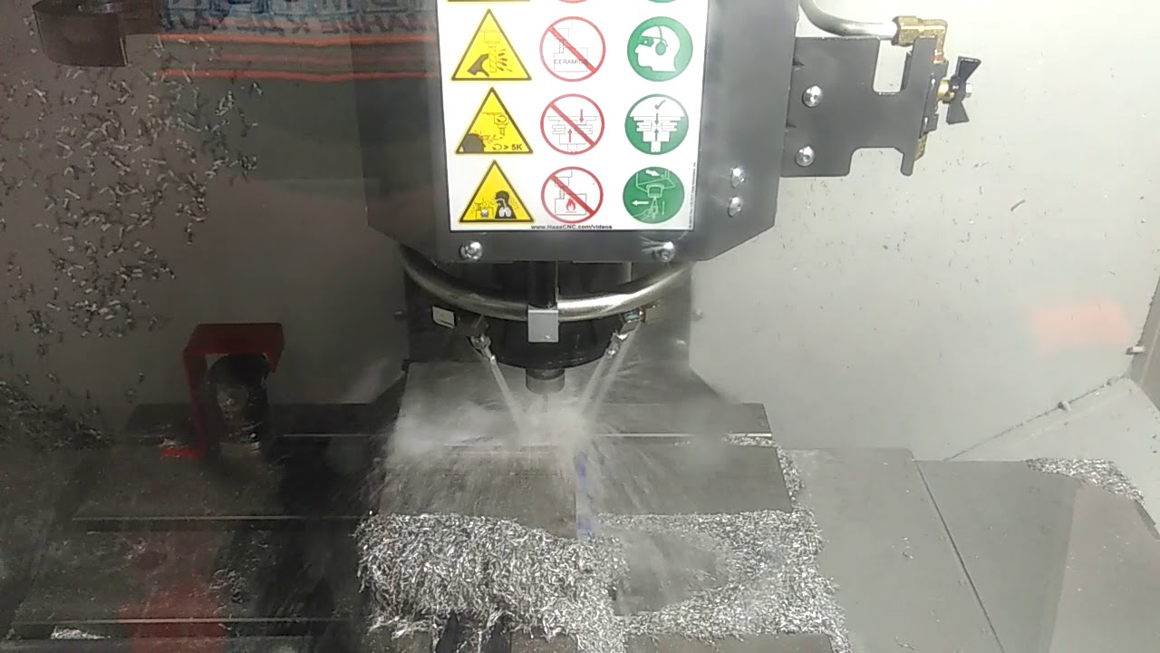 Milling aluminum casing part for SmartPWR6 on Haas DT-1 (finishing ...