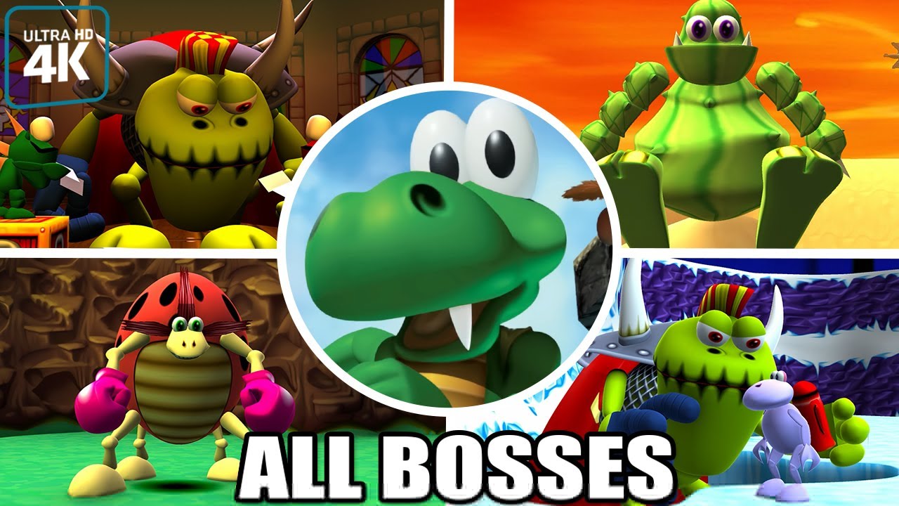 Croc Remastered - All Bosses + True Ending (No Damage) 4K 60FPS UHD PC ...
