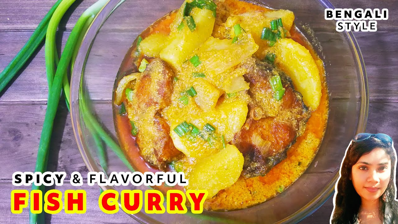 [Rui Aloo Posto] Rohu Fish Curry with Potatoes | Rui Posto | Bengali ...