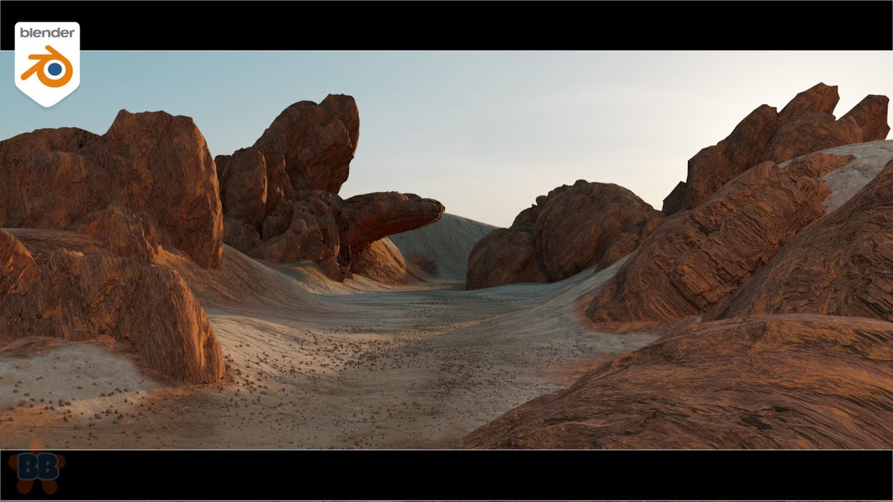 Create Desert Environments and Mix Shaders in Blender. - YouTube