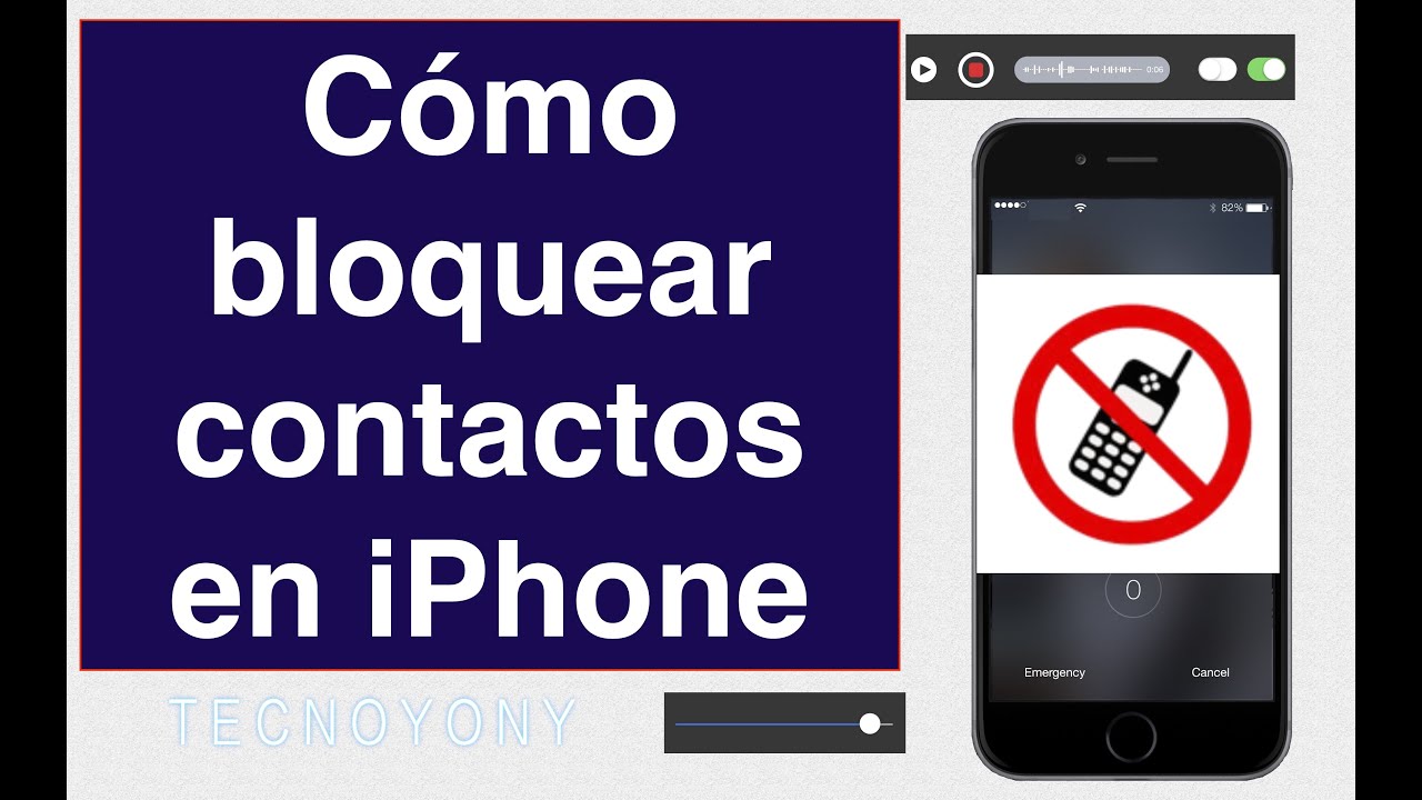Cómo bloquear contactos en iPhone - YouTube