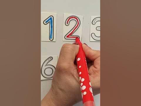 How To write Numbers 1-10 | How to Write Numbers 12345 | Learn to write Numbers 1-10 #123 # ...