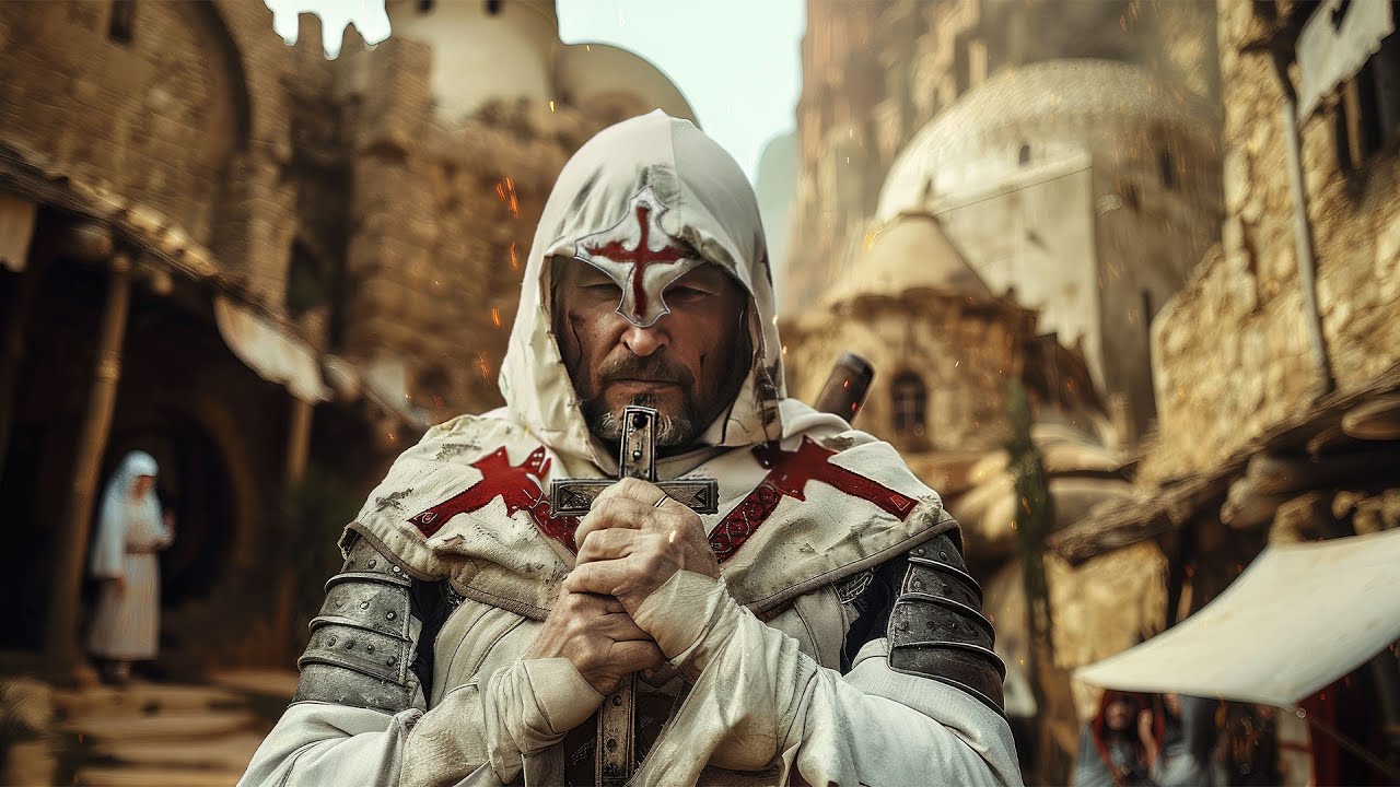 Gregorian Chant | Templar Knight Praying Under Music | Catholic Hymns 🎶 ...