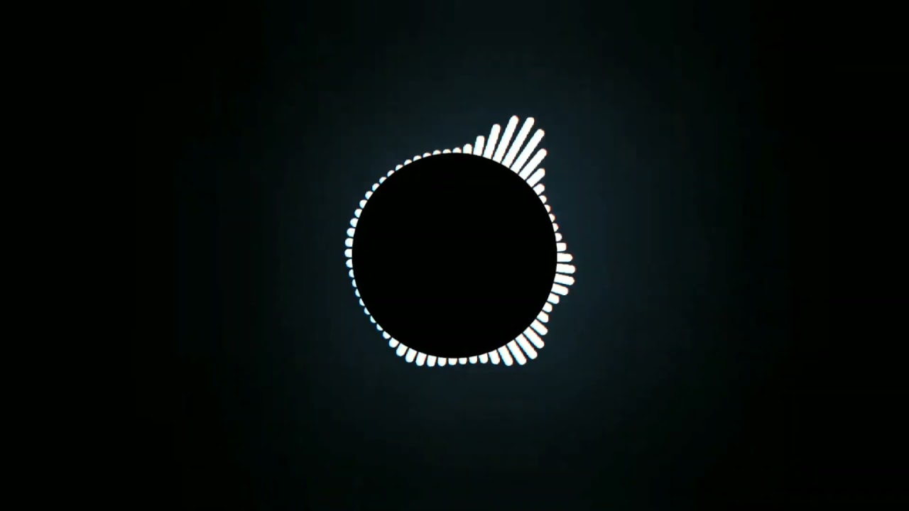 Round visualiser | audio spectrum | audio effect black | #free download ...