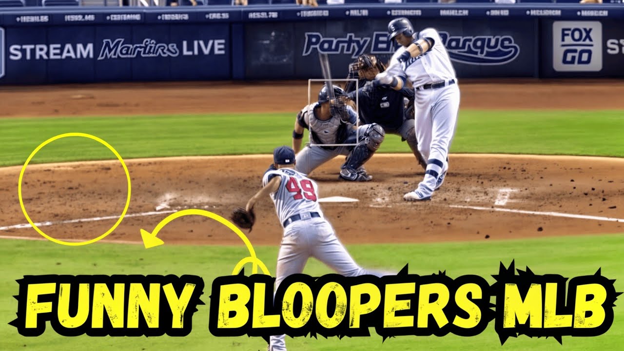 FUNNY BLOOPERS MLB - YouTube