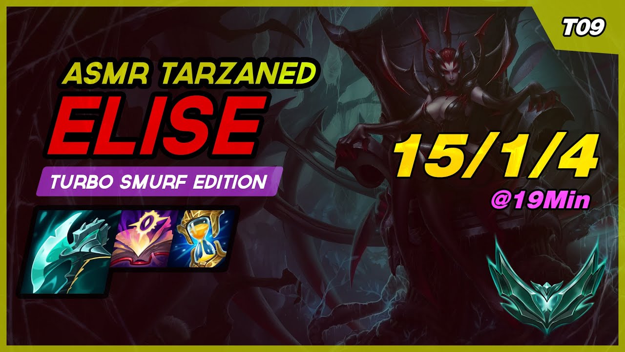 S13 Tarzaned Elise vs Graves ASMR | Tarzaned Smurfing High-ELO | League ...