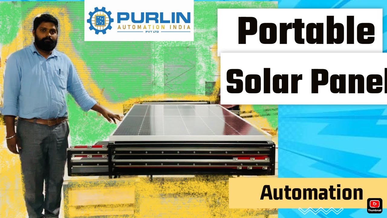 Portable Solar Panel Automation Using Linear Actuators | Purlin ...