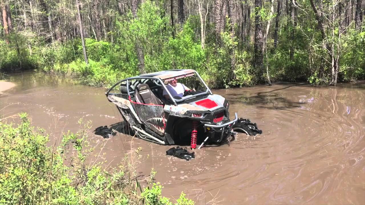 SEMA RZR goes DEEP with 4" Super ATV GDP Portal Lift - YouTube