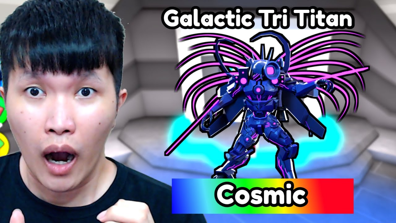 WOW! AKU DAPET COSMIC GALACTIC TRI TITAN DI SKIBIDI TOILET TOWER ...