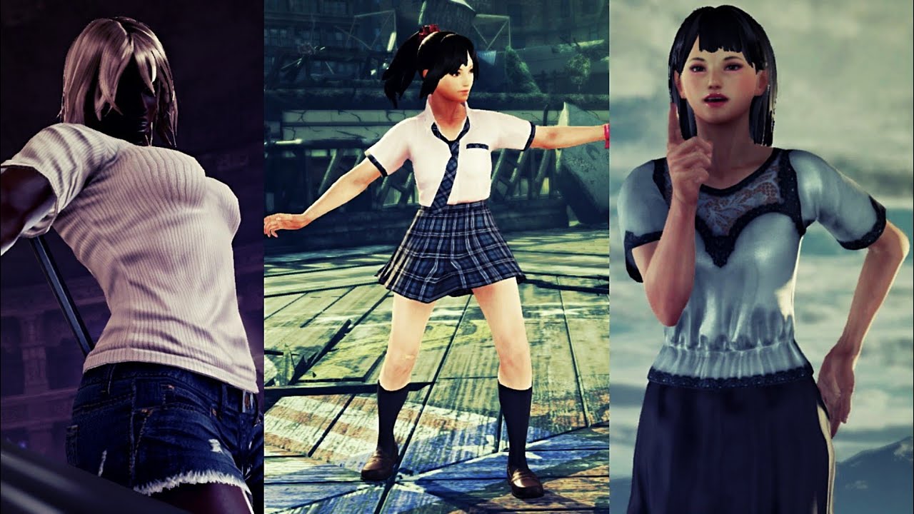 Tekken 7 Summer Lesson All Girls DLC Costumes Showcase - YouTube