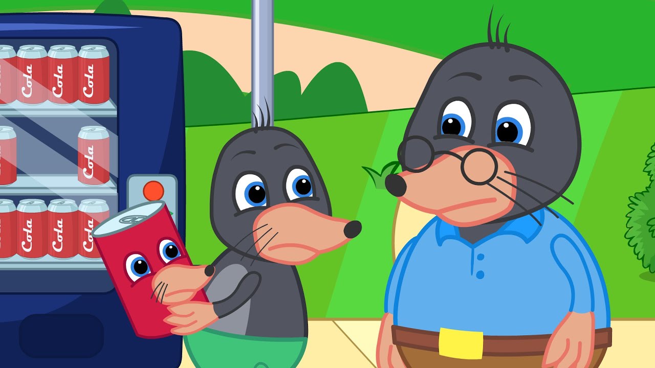 Benny Mole em Português Brasil - Coca-Cola falante Desenho Infantil ...