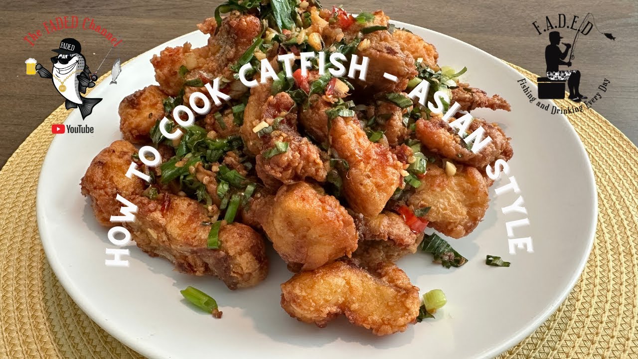 Channel catfish catch clean cook - Spicy Asian Style - YouTube