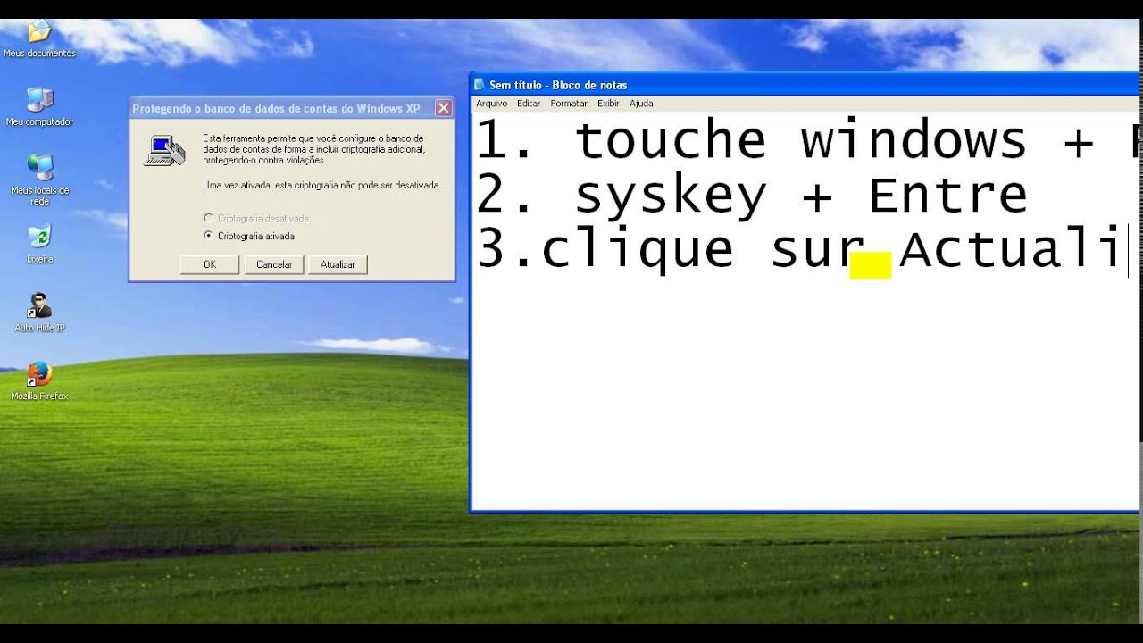 syskey password - YouTube