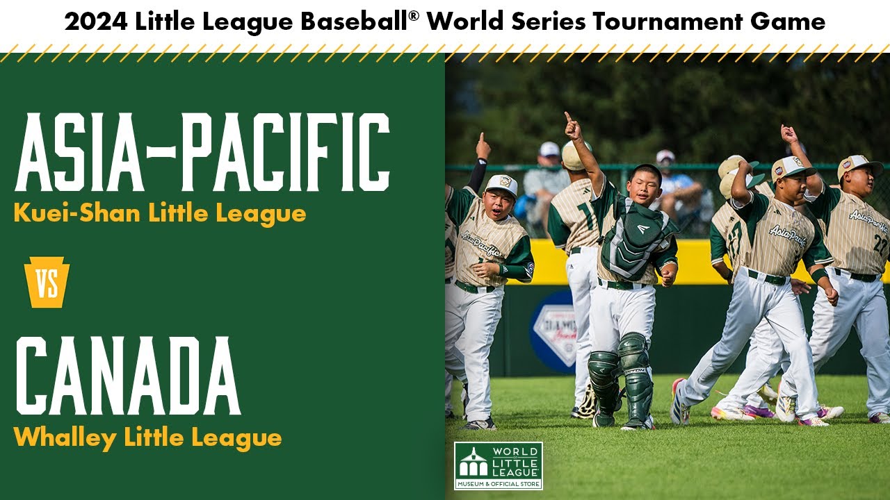 NO HITTER ALERT! Asia Pacific vs Canada | 2024 Little League Baseball ...