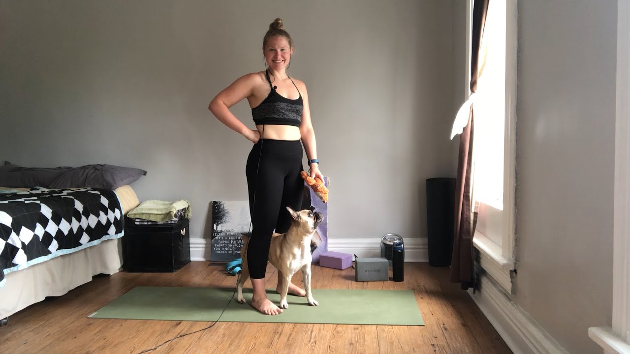 Yoga Flow With Me: Grounded Flow 60 - YouTube