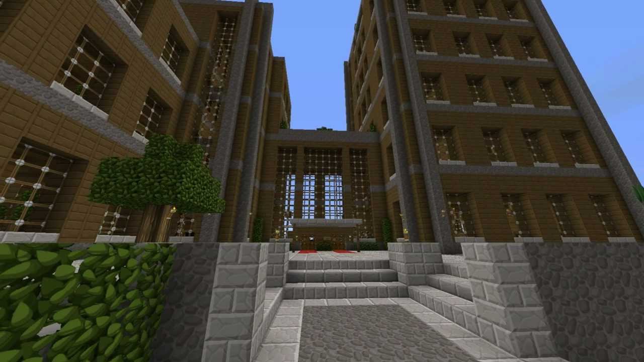Minecraft: Custom Map Showcase - Modern City - YouTube