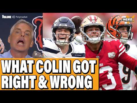 Where Colin was RIGHT & WRONG: Seahawks, Bengals, Chargers, Packers | Colin Cowherd: THE HERD NFL