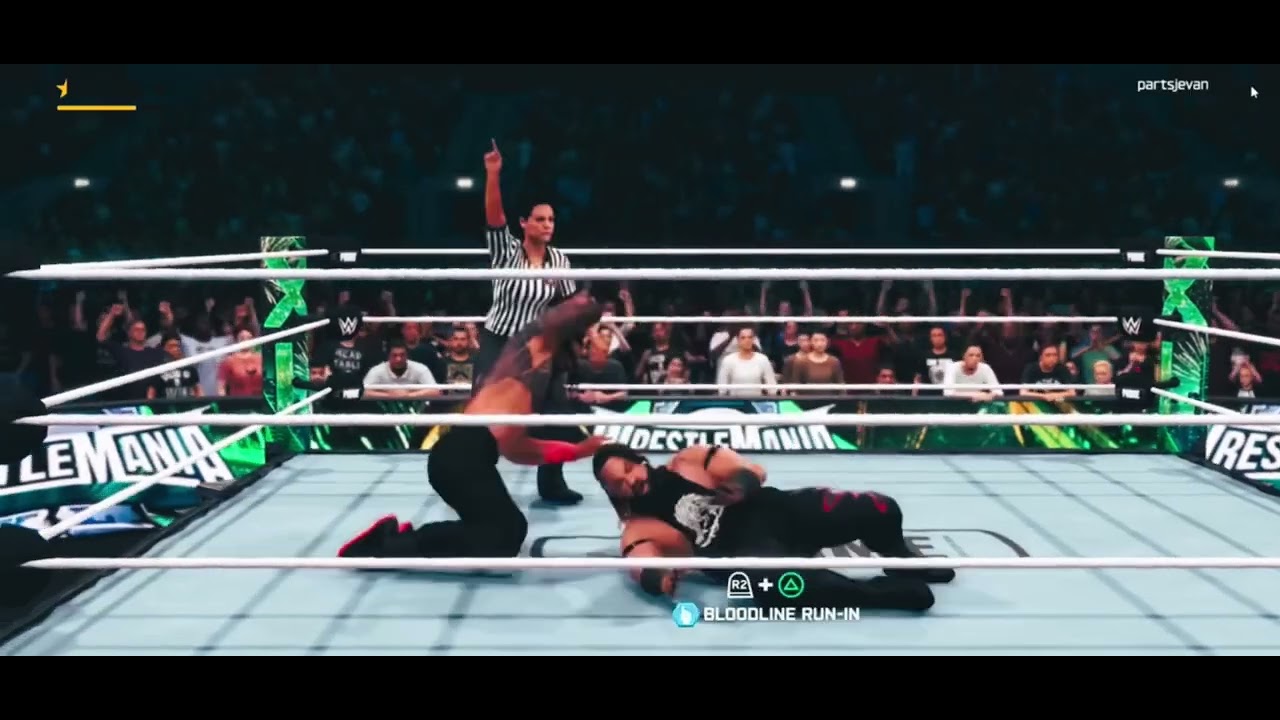 Bloodline Rules Match WWE 2k 25 - YouTube