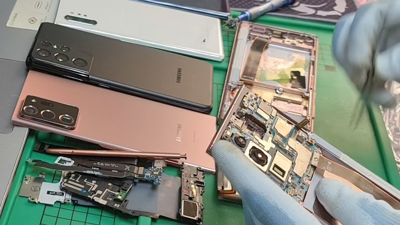 Note 20 Ultra LCD Blank or Won't Turn On Replacement | sor samoun - YouTube