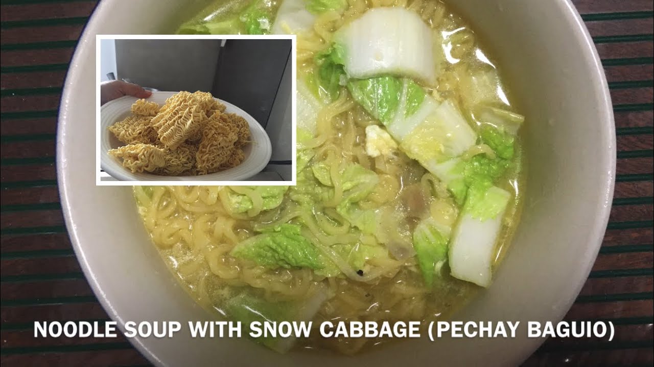 Episode 11/DELICIOUS CHICKEN NOODLE SOUP WITH PECHAY BAGUIO - YouTube