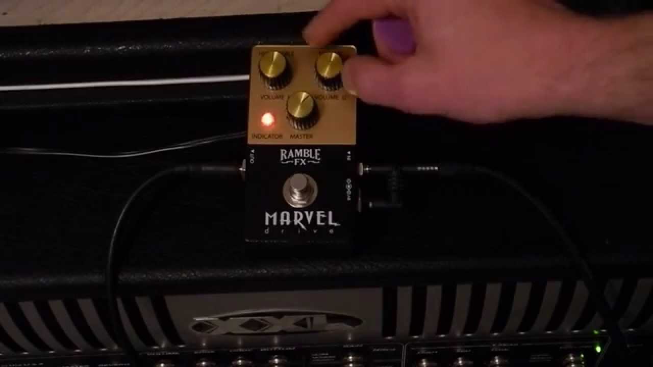 Ramble FX Marvel Drive with a solid state amp, Plexi Overdrive Pedal ...