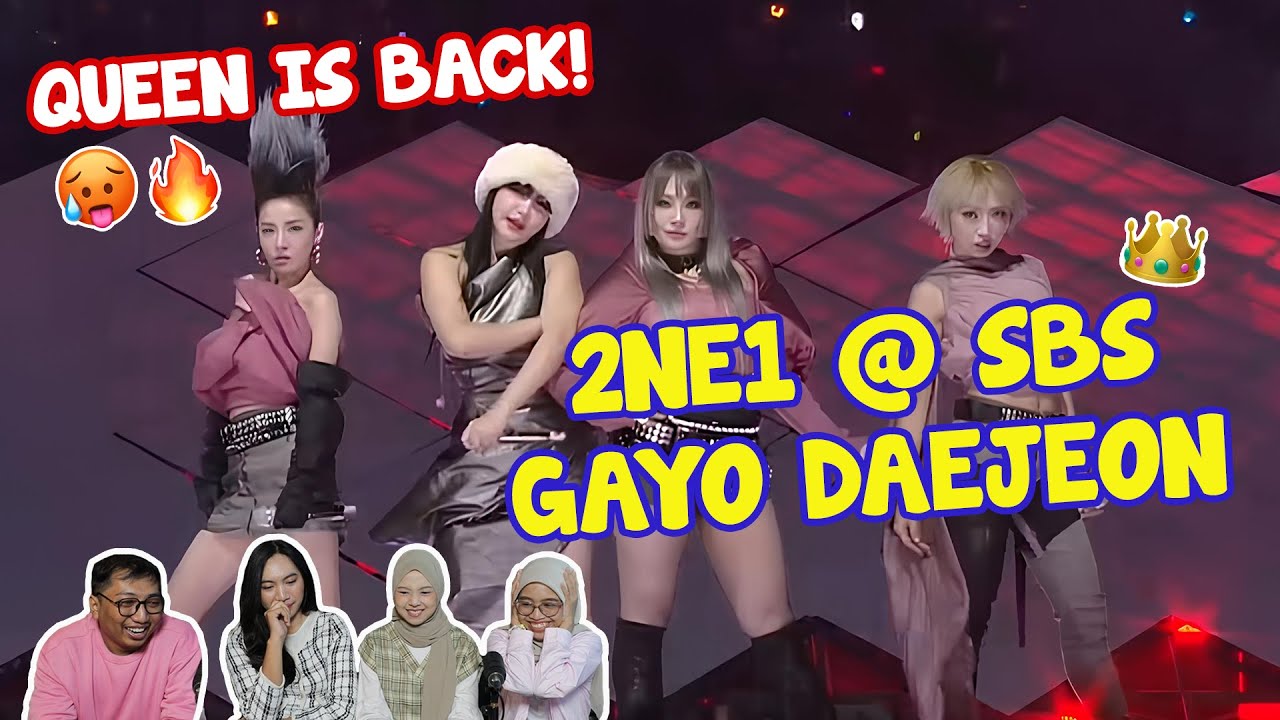 FANS BIG 3 + HYBE REACT TO 2NE1 @ SBS GAYO DAEJEON - YouTube