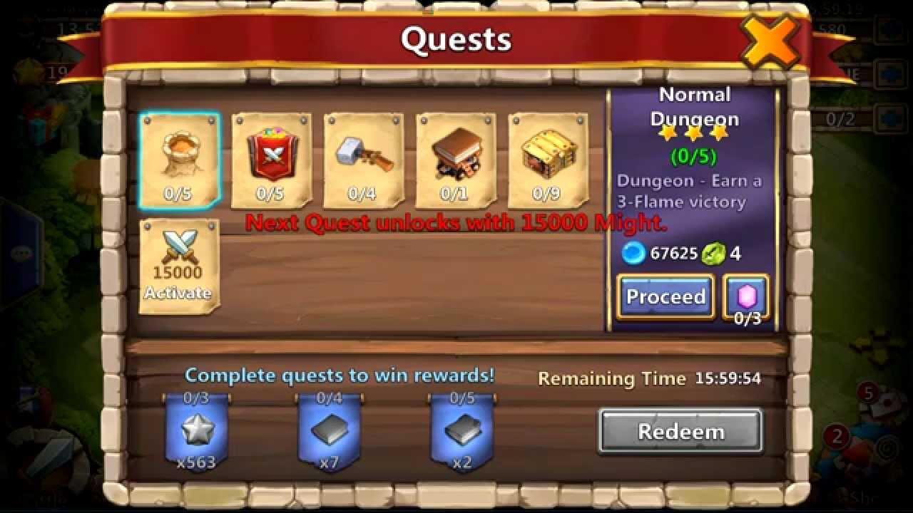 Hero Trails Gem Roll Castle Clash - YouTube