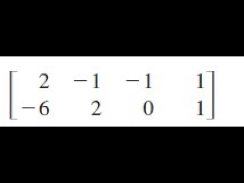 Simple Examples of Size of a Matrix - YouTube
