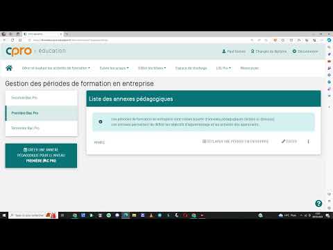 Créer le CCF E31.a en entreprise sur CPRO - YouTube