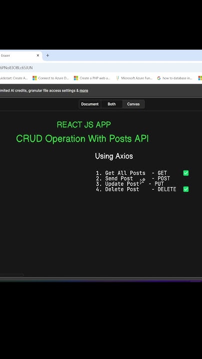 Create Post in React Application using Axios Library with Post API - YouTube