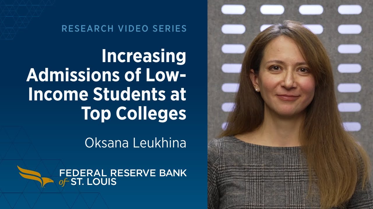 A New Model for College Admissions? Increasing Low-Income Students at ...