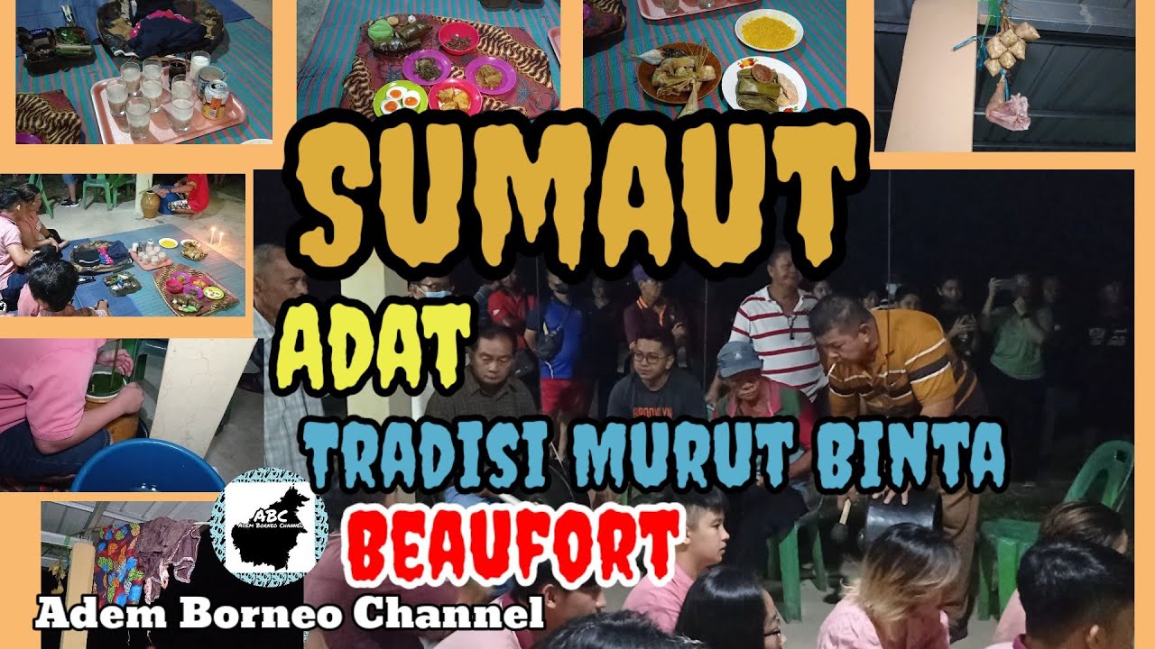 Sumaut,Adat Tradisi Suku Murut Binta Beaufort - YouTube