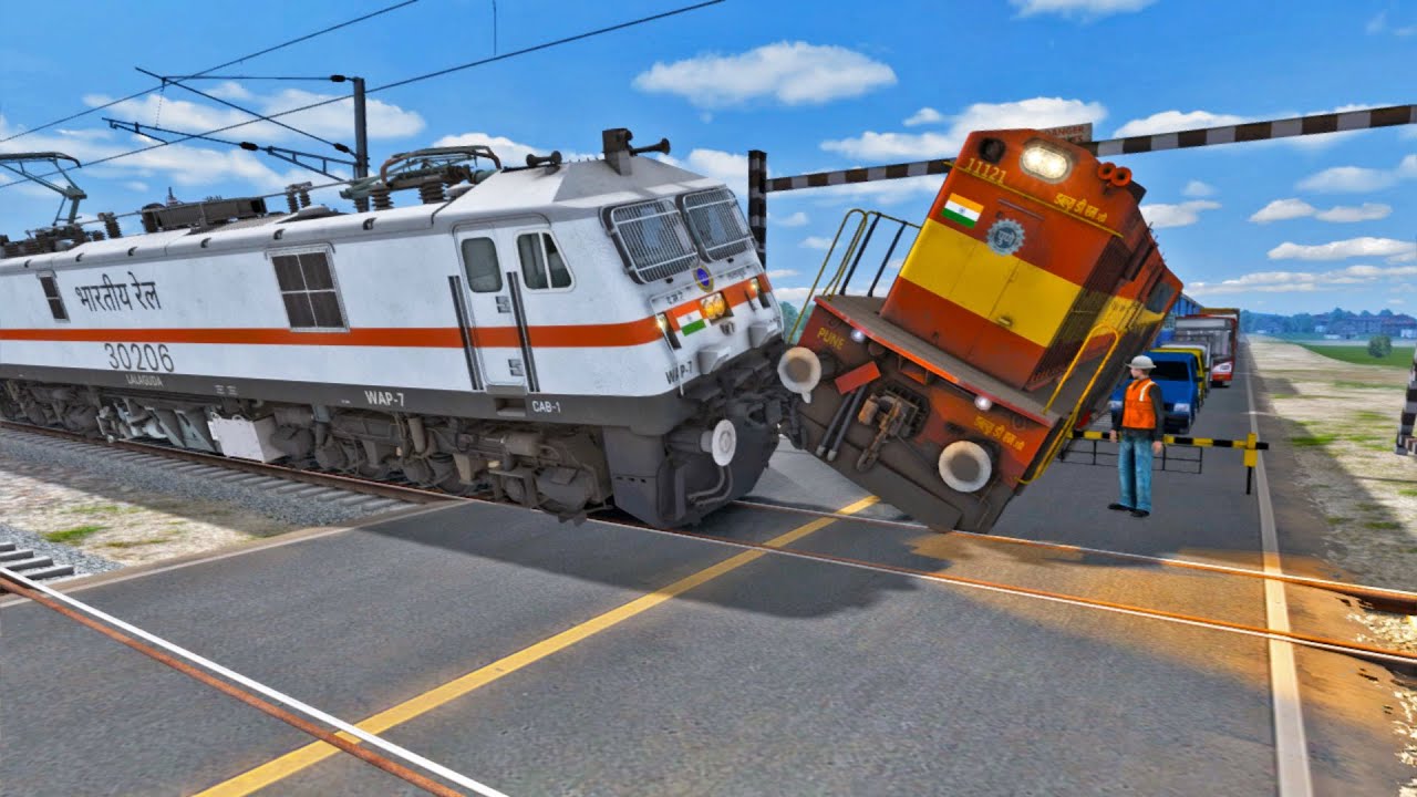 TRAIN vs TRAIN #2 | Two TRAINS at Diamond Crossing :--: Train Simulator ...
