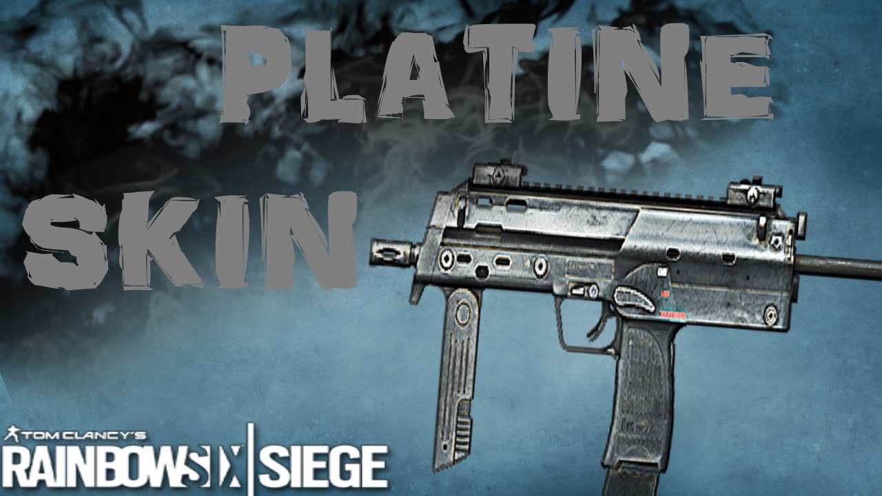 SKIN PLATINE Rainbow Six Siege - YouTube