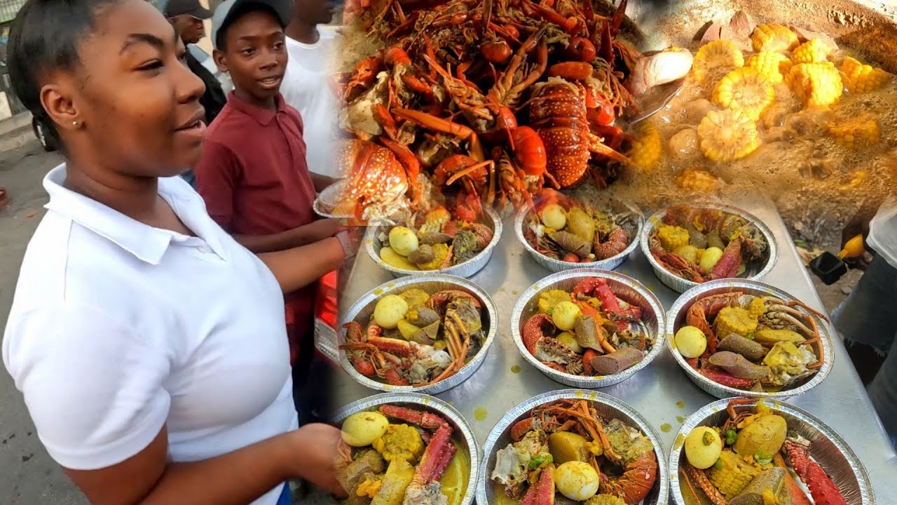 Seafood Cookout in Kingston Jamaica🇯🇲 | Must Watch | Seafood Boil Cook ...