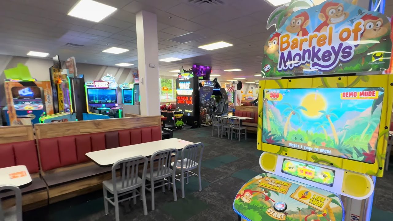 Chuck E. Cheese (Union NJ), 4K arcade walkthrough & tour, May 2024 ...